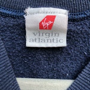 Virgin Atlantic | Tops | Vintage Virgin Atlantic Sweatshirt Princess ...